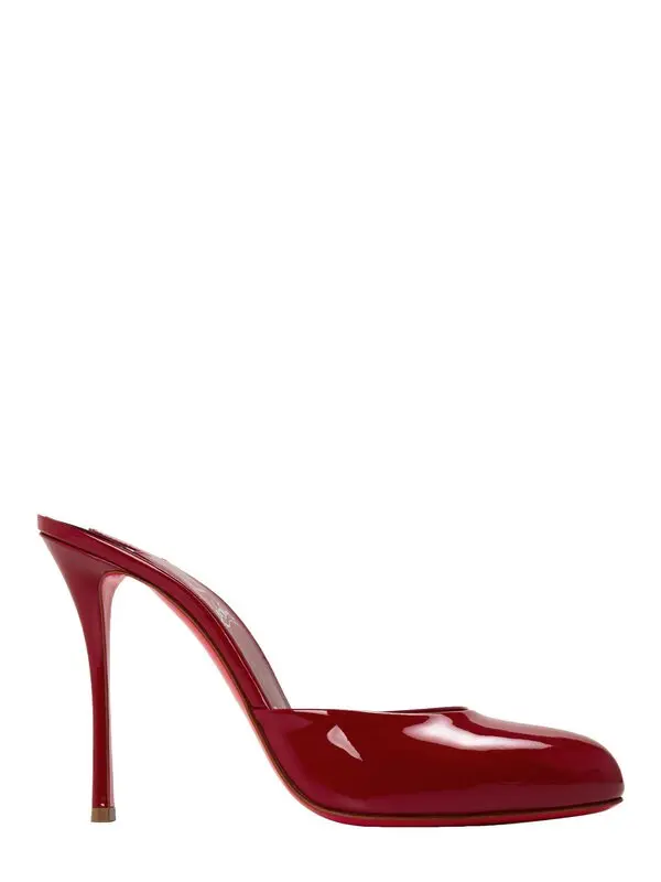 CHRISTIAN LOUBOUTIN Patentleather Mules - No