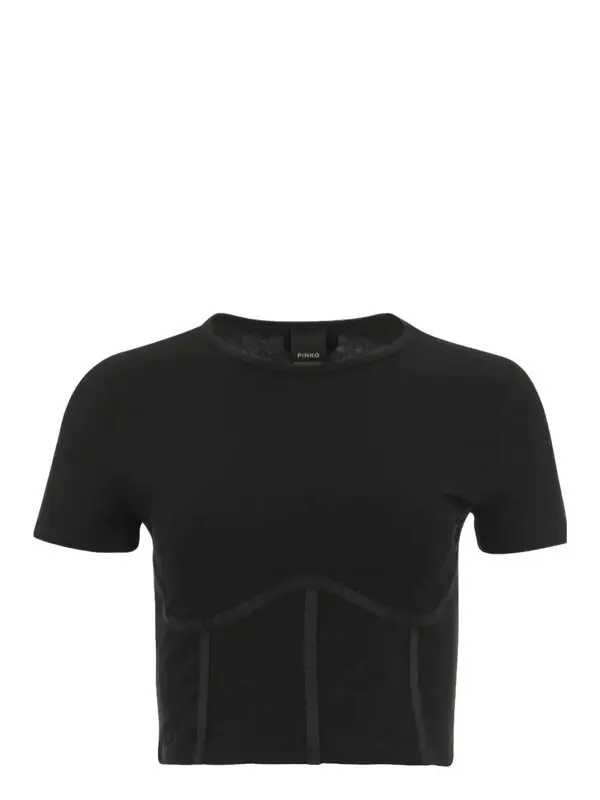 Pinko Tight-fitting T-shirt - Black