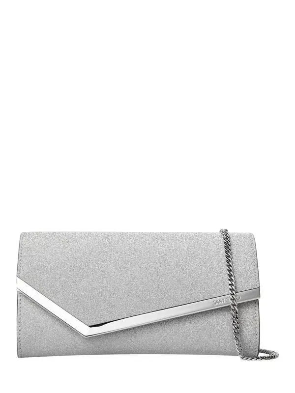 JIMMY CHOO Simple Crossbody Bag - Silver