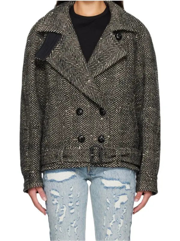 Isabel Marant Étoile Elvane Wool Coat - Black