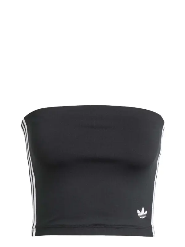 ADIDAS ORIGINALS Cropped Tube Top - Black