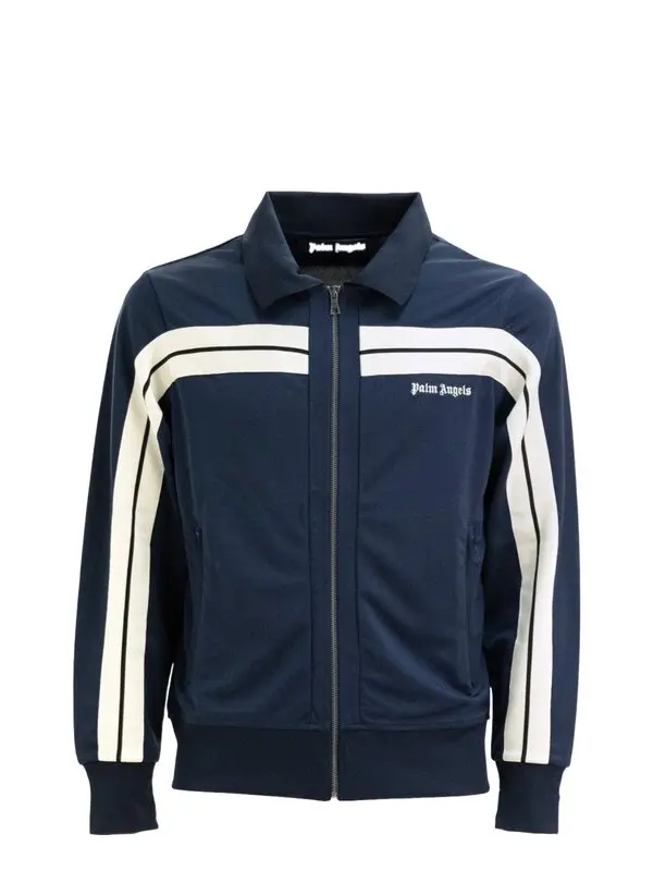 Palm Angels High-collar Jacket - Blue