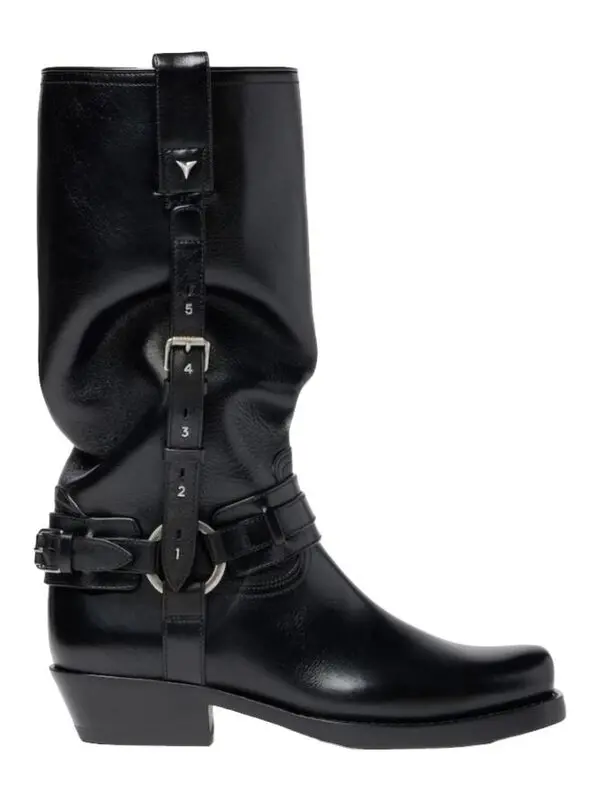Fendi Count Harness Knee-high Boots - Black