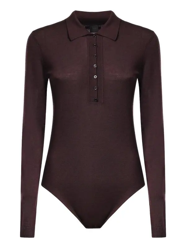 Pinko Long-sleeve Bodysuit - Black