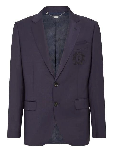 BILLIONAIRE Blazer Embroidered Logo - Darkblue