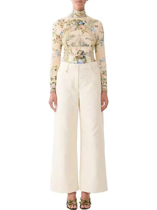 Camilla Relaxed Trouser With Back Yoke - Midsummer Masterpiece