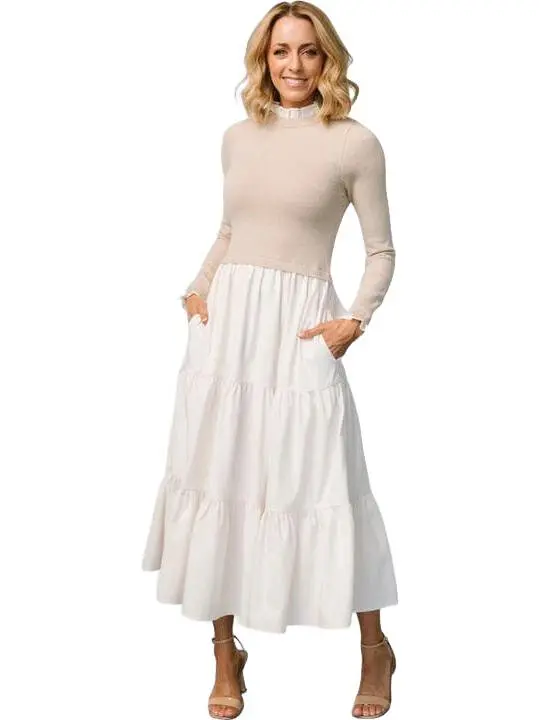 BALTIC BØRN Sophie Sweater Dress - Natural