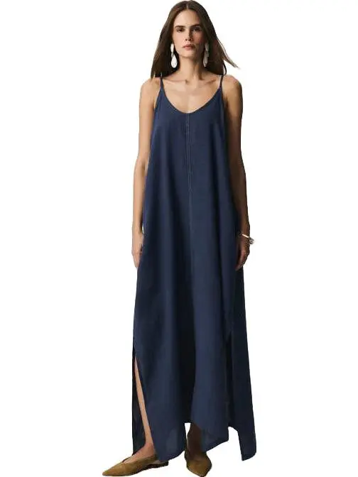 BULDAN'S Amara Dress - Navy Blue