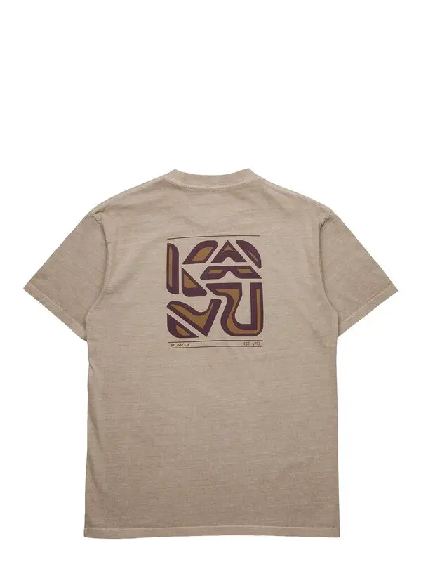KAVU Cubed T-shirt - Buff