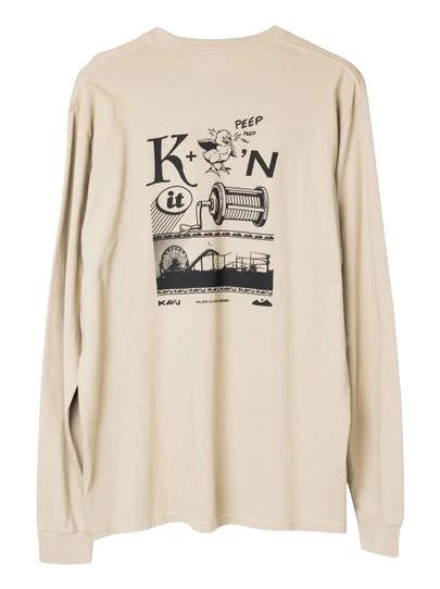 KAVU Puzzle Time Long-sleeve T-shirt - Rock