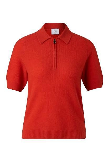 Bogner Knitted Polo Shirt Shari - Red