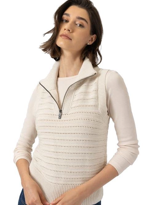 SAINT + SOFIA Ester Sleeveless Knit - Cream