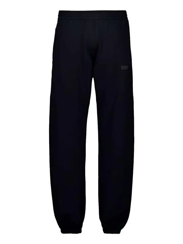 Givenchy Cotton Joggers With Elasticated Waist And Cuffs - Black