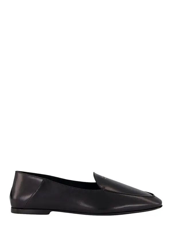 Celine Loafers In Nappa Leather With Triomphe Logo Detail - Black