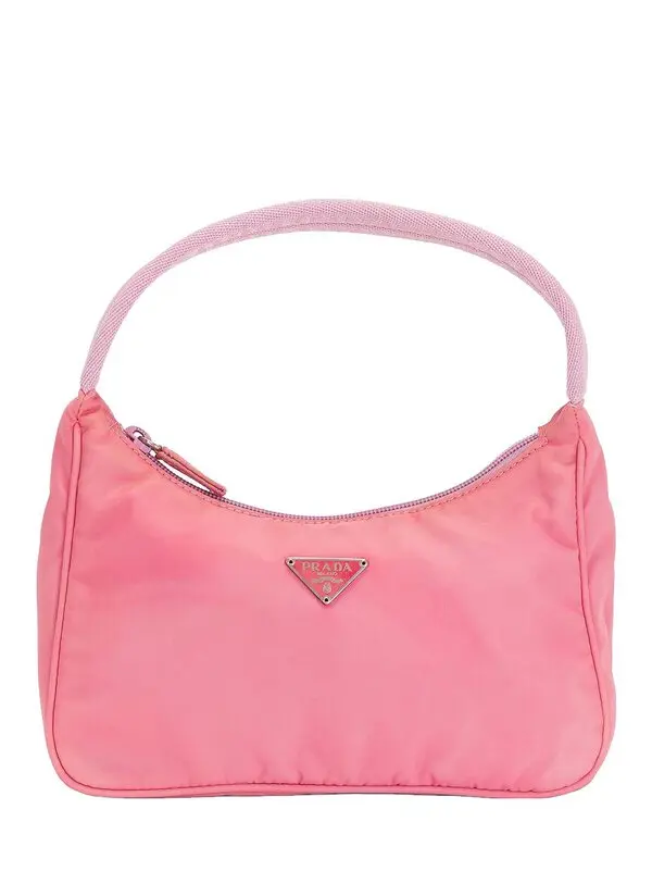 Prada Tessuto Sport Hobo Bag - Pink