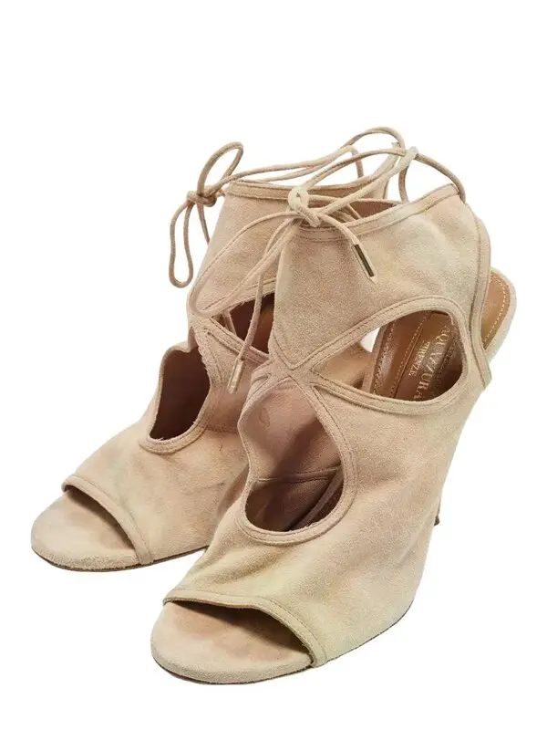 AQUAZZURA Sexy Thing Sandals - Neutrals