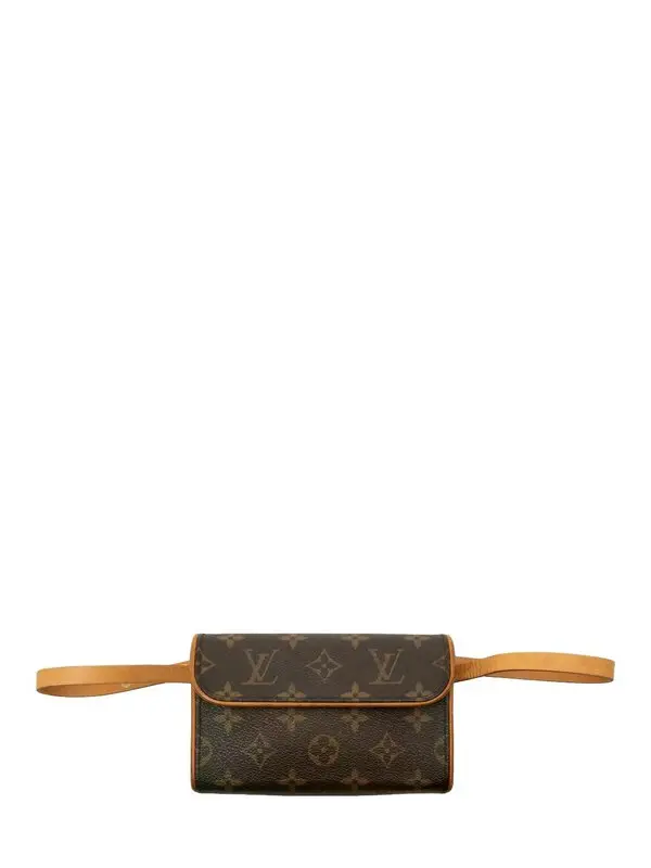 LOUIS VUITTON 2004 Monogram Pochette Florentine Belt Bag - Brown