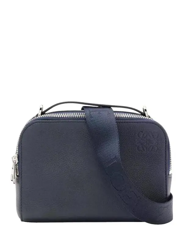 Loewe 2020-2026 Mini Soft Grained Calfskin Camera Bag Satchel - Blue