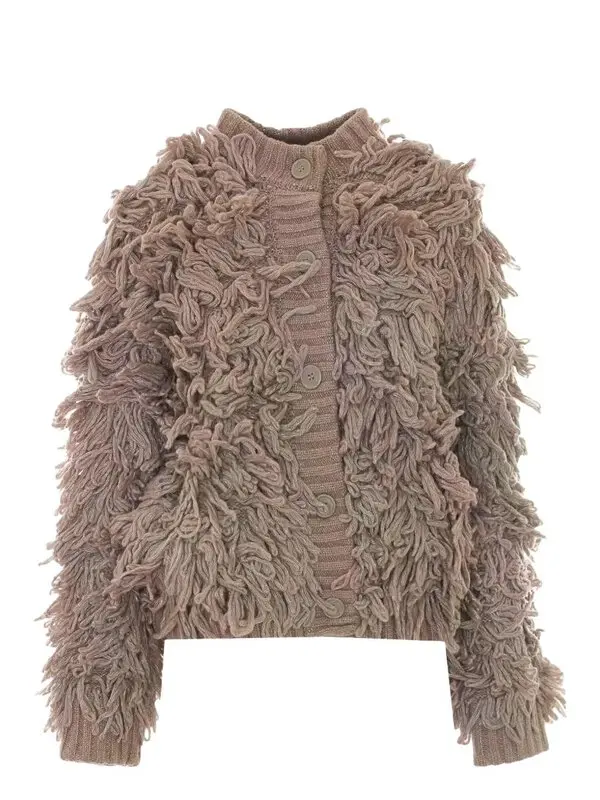 Liu Jo Soft-knit Jacket - Neutrals