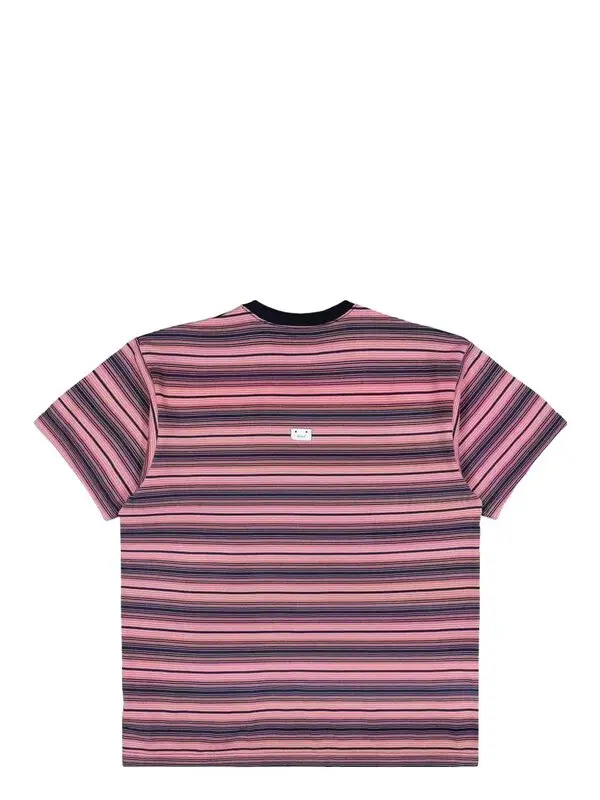 WTAPS Striped Cotton T-shirt - Pink