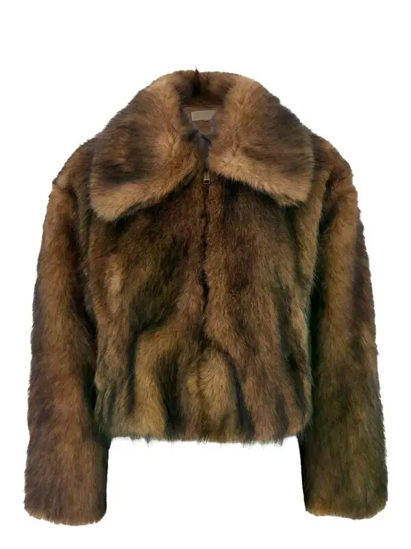 Michael Kors Faux-fur Jacket - Neutrals
