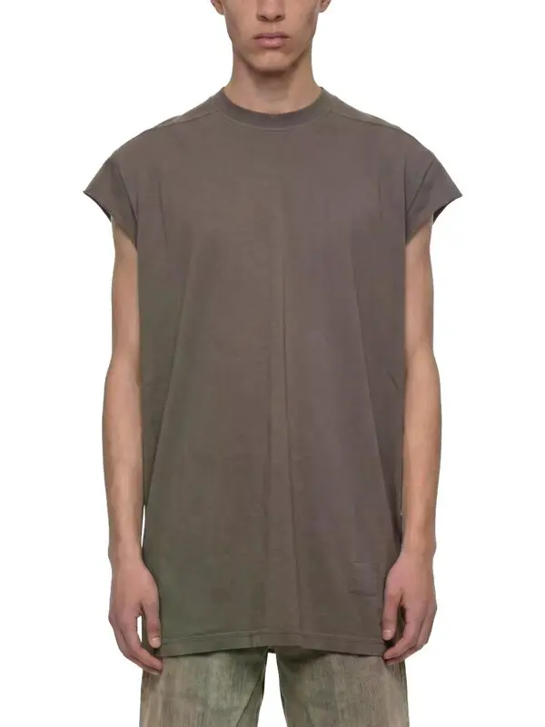 Rick Owens Sleeveless Crew-neck T-shirt - Grey