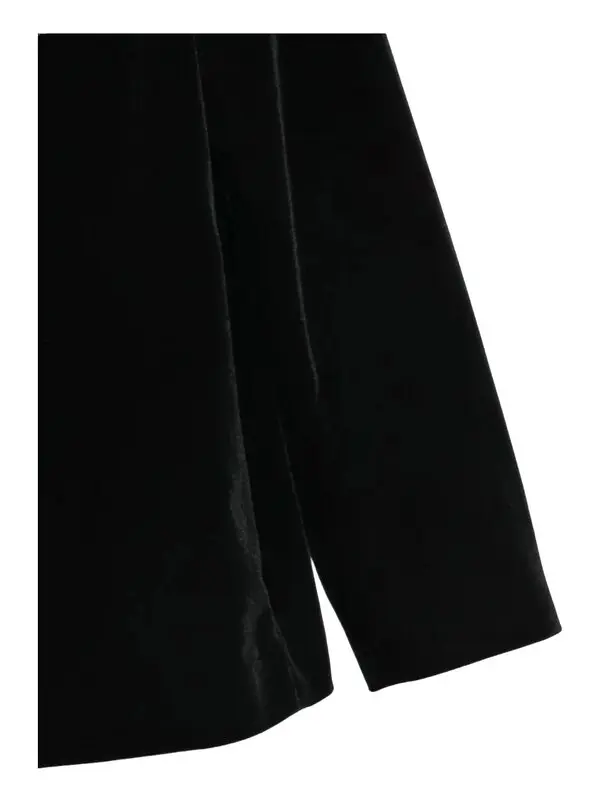 Marina Rinaldi Velvet Shawl-lapel Jacket - Black