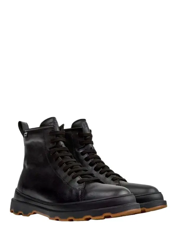 Camper Brutus Lace-up Ankle Boots - Black