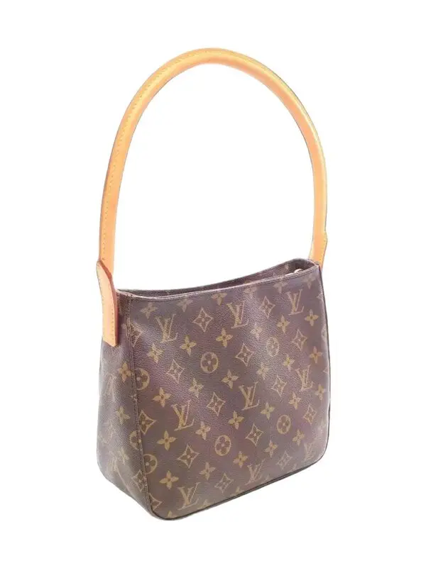 LOUIS VUITTON 2001 Mm Looping Monogram Shoulder Bag - Brown
