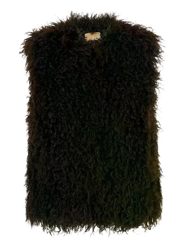Michael Kors Faux-fur Gilet - Brown