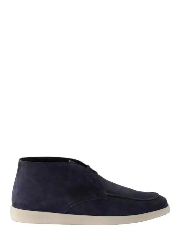 Prada Suede Chukka Boots - Blue