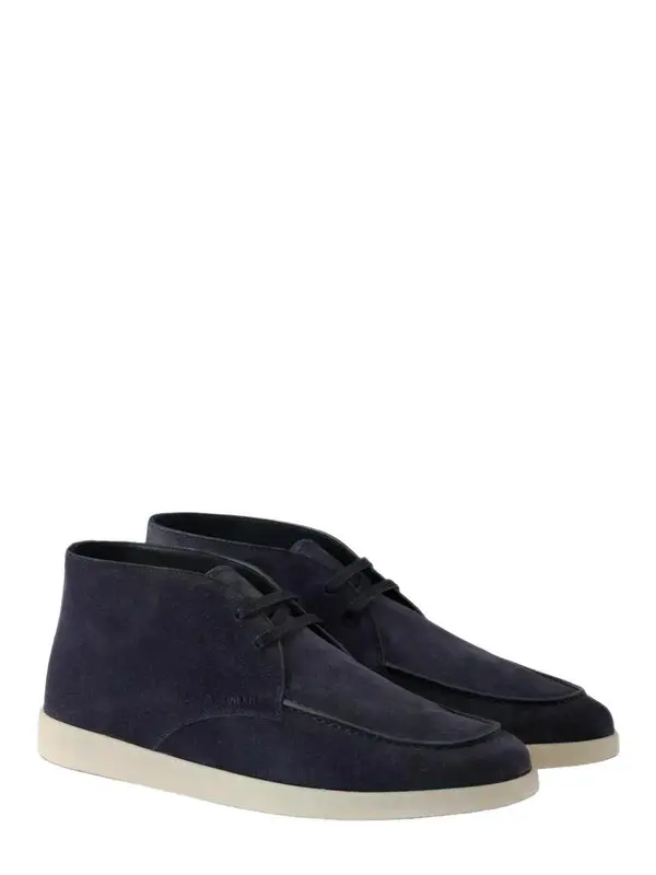 Prada Suede Chukka Boots - Blue