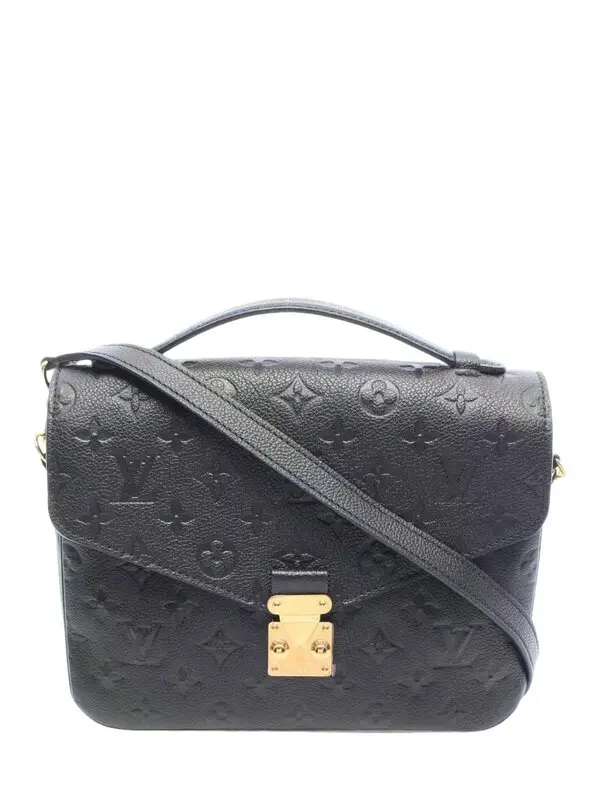 LOUIS VUITTON 2019 Mm Metis Monogram Empreinte Shoulder - Black
