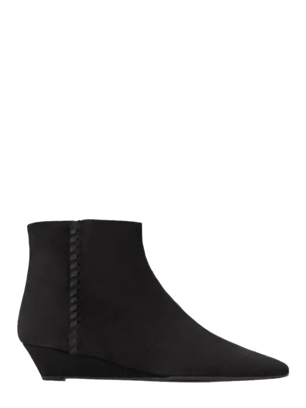 CastaÑer Tina Wedge Ankle Boots - Black
