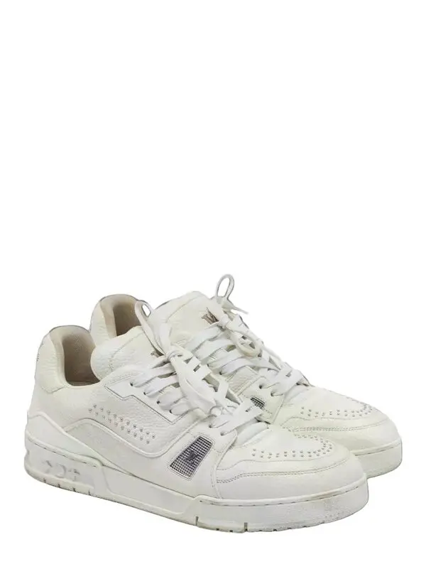 LOUIS VUITTON Trainer Studded Sneakers - White