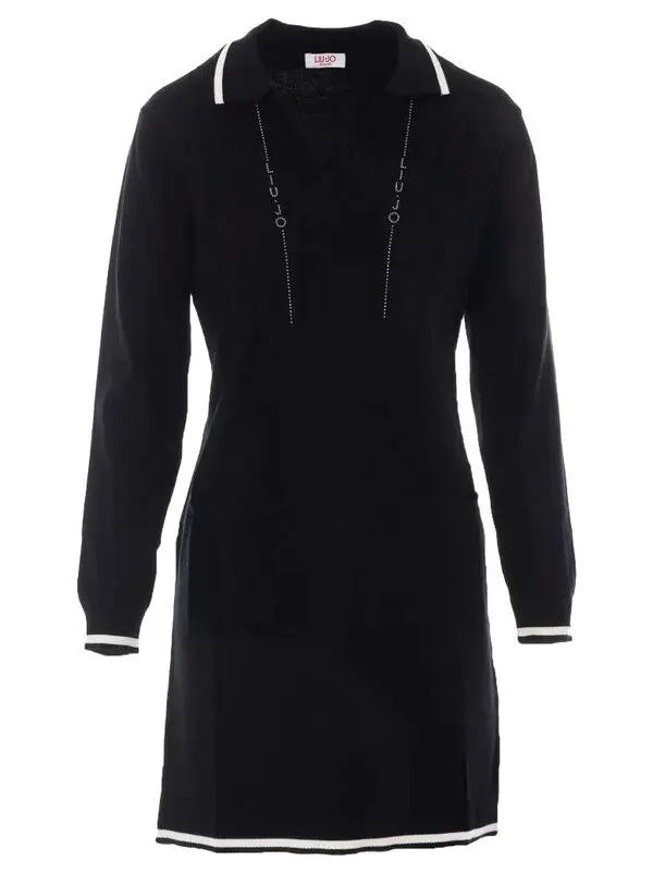 Liu Jo Short Knit Dress - Black