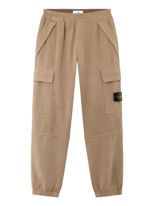 Stone Island 3100050 Wool Nylon Flannel-tc Joggers - Neutrals