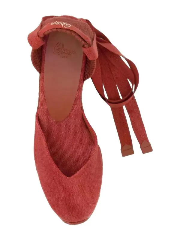 CastaÑer Chiara Wedge Espadrilles - Red