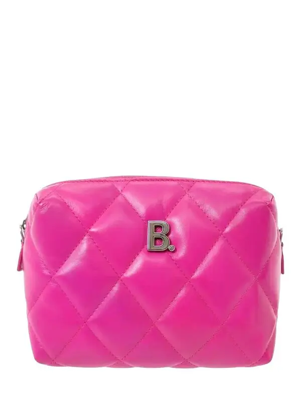 Balenciaga 2010-2026 Quilted Nappa Touch B Camera Bag Xs Crossbody Bag - Pink