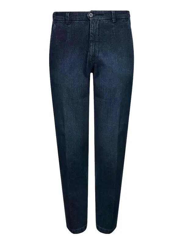 BRIGLIA 1949 Portofino Pleat-detail Jeans - Blue