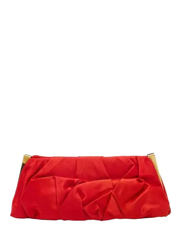 Dolce & Gabbana Miss Lady Satin Clutch Bag - Red