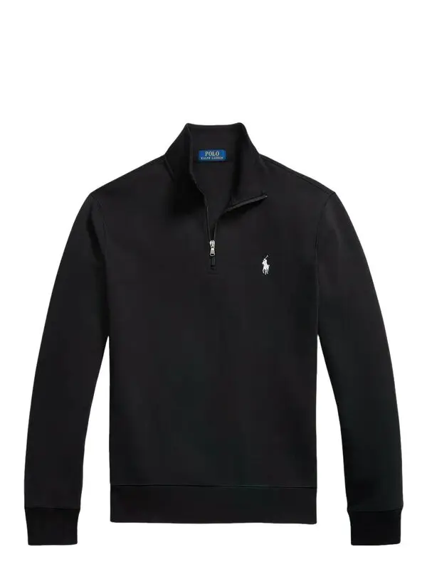 Polo Ralph Lauren Pony Quarter-zip Sweater - Black