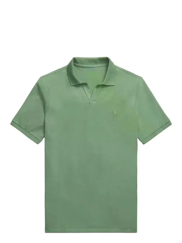 Polo Ralph Lauren Logo-embroidered V-neck Polo Shirt - Green