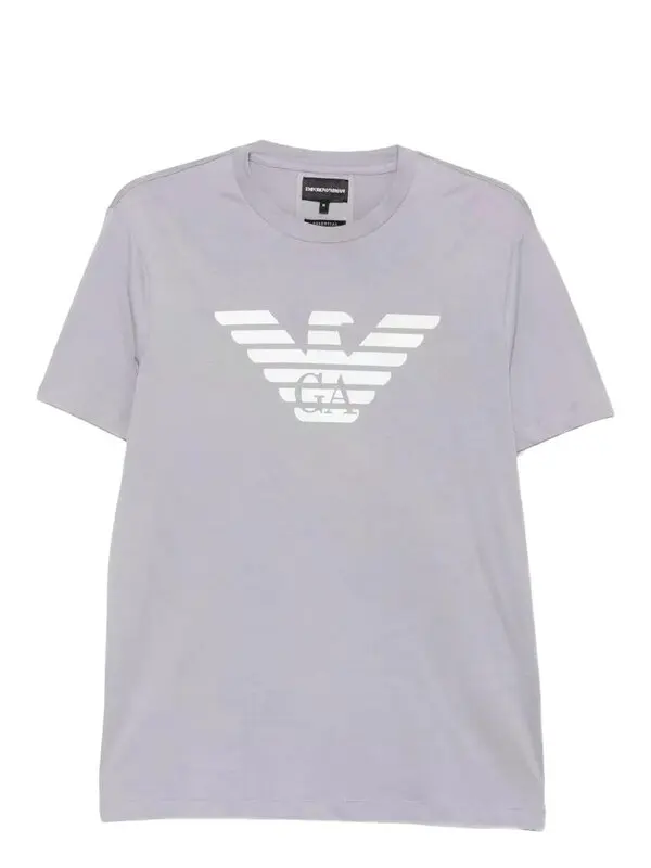 Emporio Armani Logo-print T-shirt - Grey