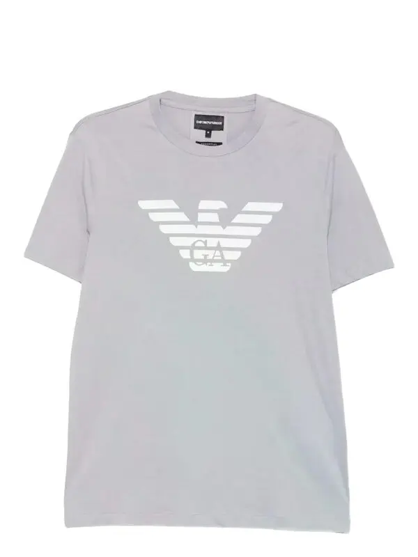 Emporio Armani Logo-print T-shirt - Grey