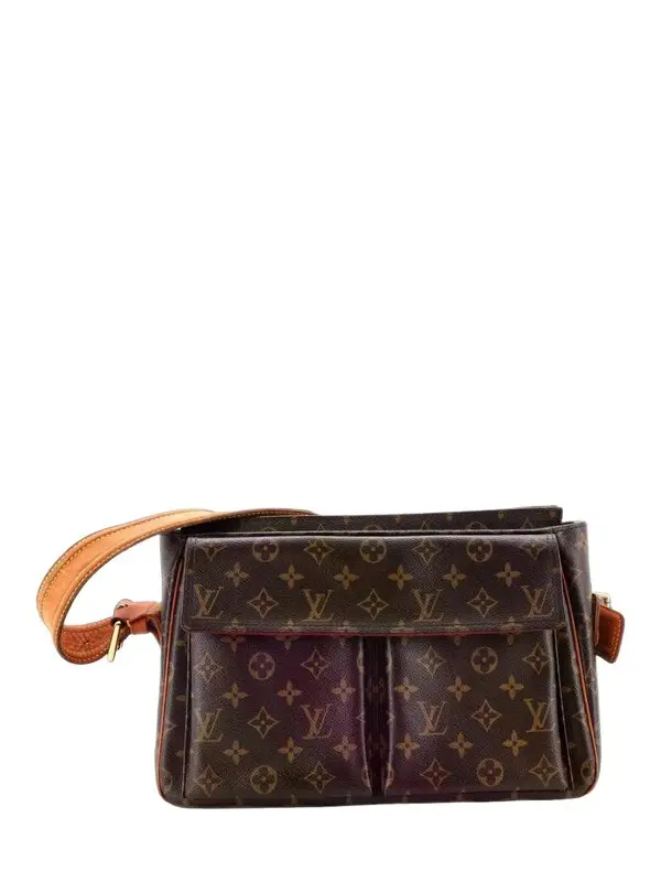 LOUIS VUITTON Viva Cite Handbag Monogram Canvas Gm Shoulder Bag - Brown