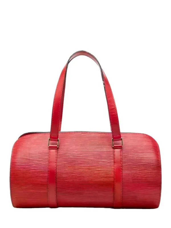 LOUIS VUITTON 1997 Epi Soufflot Handbag - Red