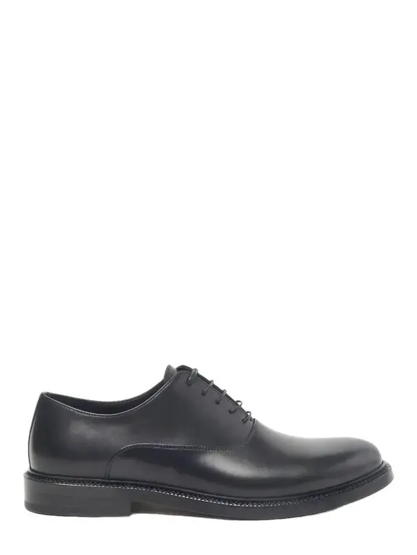 Peserico Oxford Leather Shoes - Black
