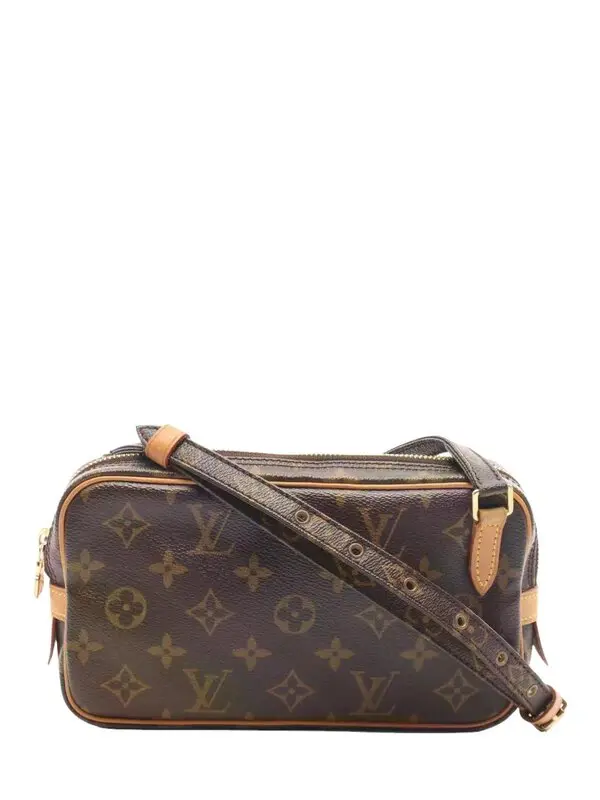 LOUIS VUITTON 2003 Monogram Marly Bandoulière Shoulder Bag - Brown