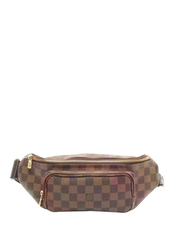 LOUIS VUITTON 2006 Damier Ebene Melville Belt Bag - Brown